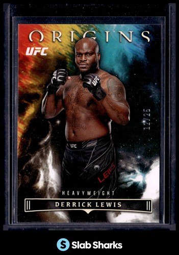 2023 PANINI CHRONICLES ORIGINS UFC #135 DERRICK LEWIS HOLO SILVER /25 ...