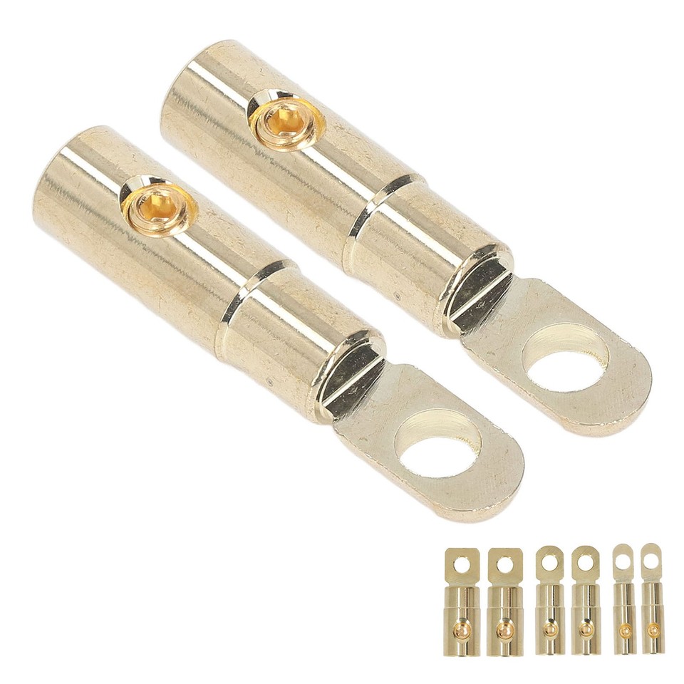 Battery Lugs Tight Wire Fit Screw Ring Terminal Brass High Accuracy ...