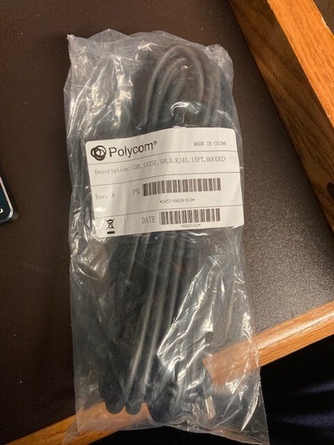 Polycom Cable CAT5E Shielded RJ45 15 ft PN 2457 88039 015 NEW 17977 | eBay