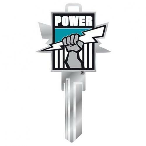 PORT ADELAIDE POWER AFL TEAM LW4 UNCUT SILVER COLOURED 3D HOUSE DOOR ...