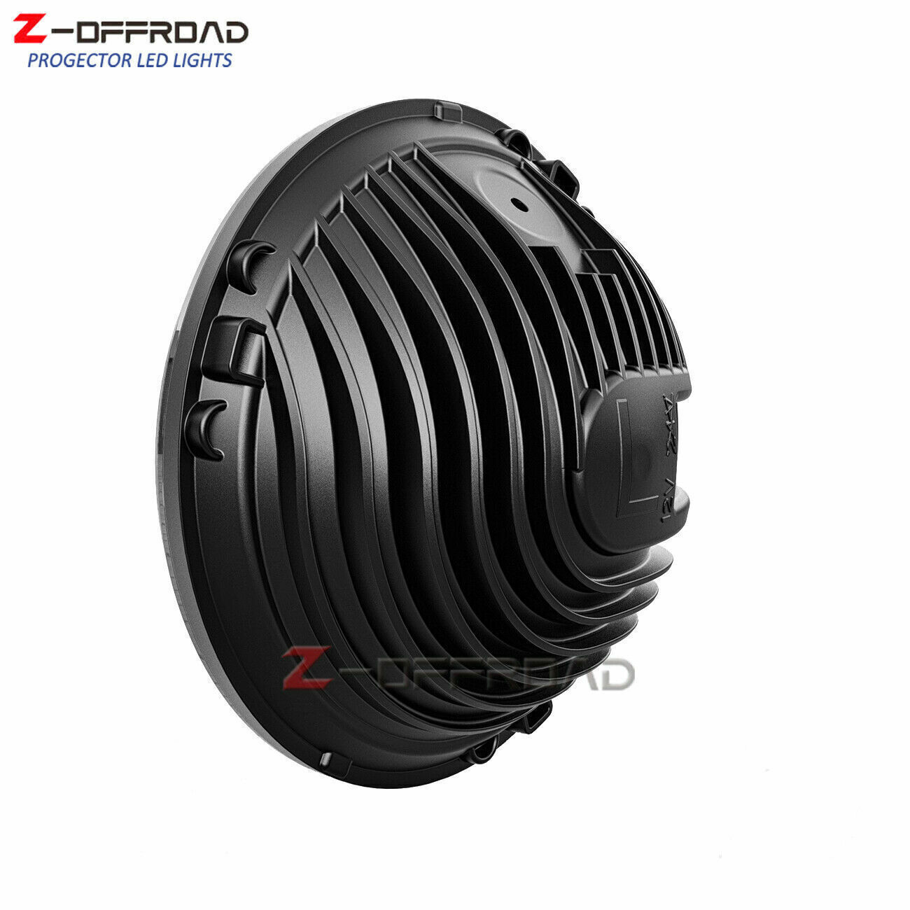 Pair 7" inch Round LED Headlights DRL Projector Light for Jeep Wrangler ...