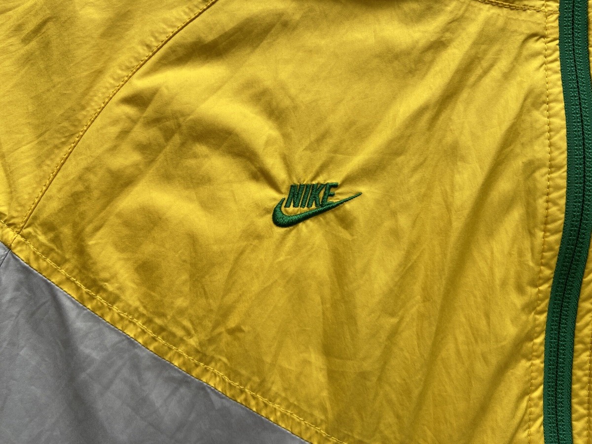 BRAZIL FOOTBALL SOOCER FULL ZIP HOODED JACKET NIKE 269459 BRAZIL FOOTBALL SOOCER FULL ZIP HOODED JACKET NIKE 269459