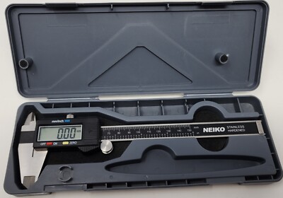 NEIKO 20141211 Stainless Hardened 0 -150mm 6" Digital Caliper w/ Case ...