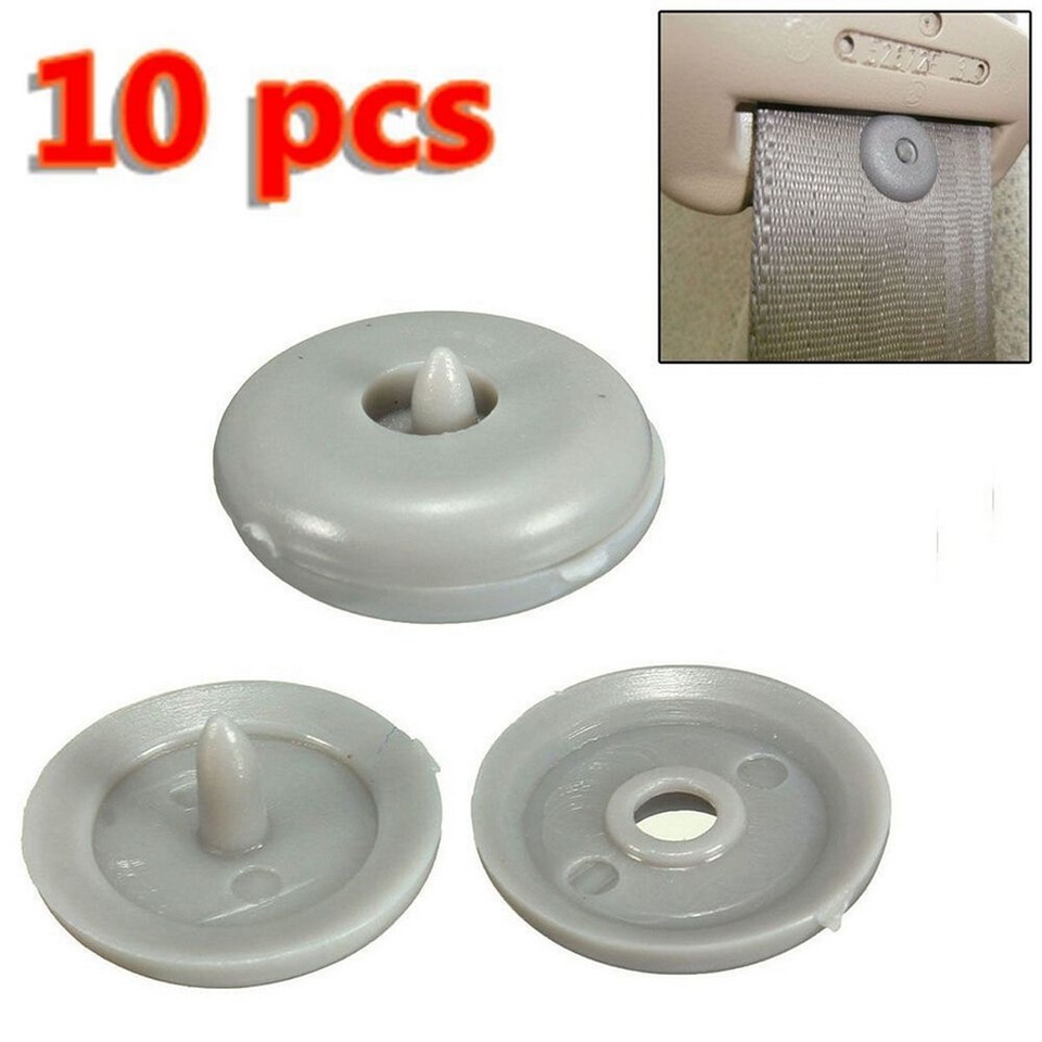 20x POM Rivet Car Truck Seat Belt Buckle Anti Slip Stop Buttons Clips ...