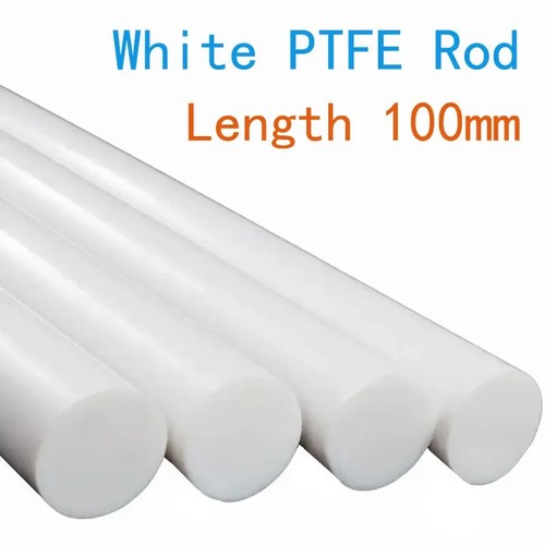 Length 100mm Polytetrafluoroethylene Solid Rod Non-toxic DIY PTFE ...