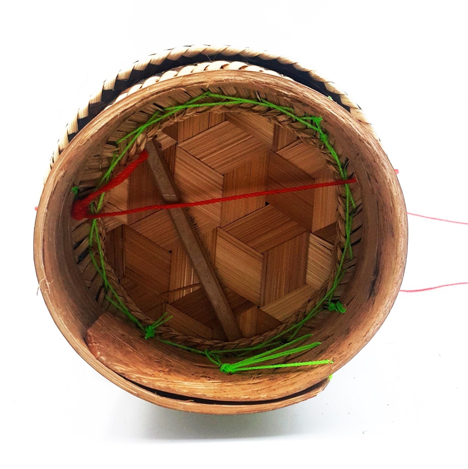 Thai Lao Sticky Rice Bamboo Basket Steamer Storage Steam Weaving ...