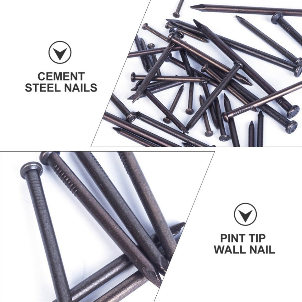 50 Pcs Cement Nail for Concrete Wall Masonry Man Point Tip | eBay