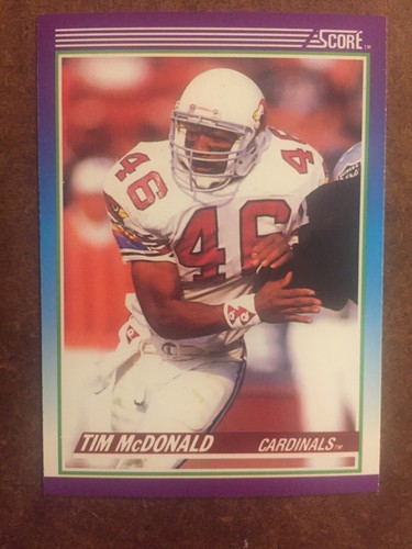 Tim McDonald 127 Score 1990 NFL Football Trading Card | eBay