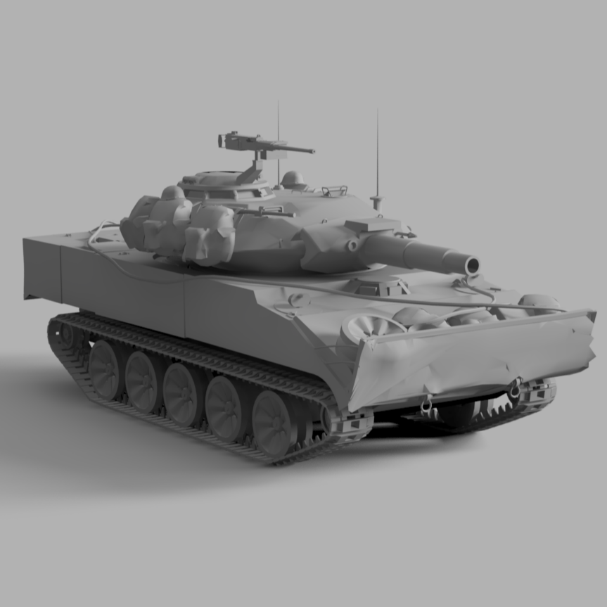 3D Printed 1/72/87/144 US XM551 Sheridan Light Tank Unpainted Model Kit ...