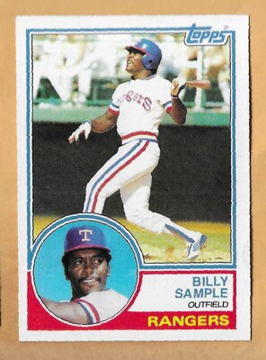 BILLY SAMPLE TEXAS RANGERS #641 - TOPPS NM-MT 1983 | eBay