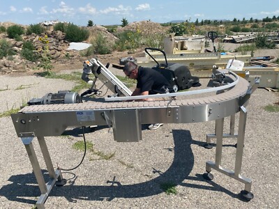 PCS Stainless Steel 90 Degree L-Shape Conveyor Line System | eBay