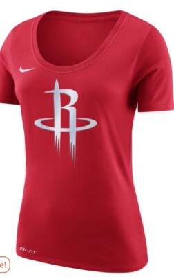 Houston Rockets Nike Dri-FIT NBA T-Shirt Womens Size Medium NWT | eBay