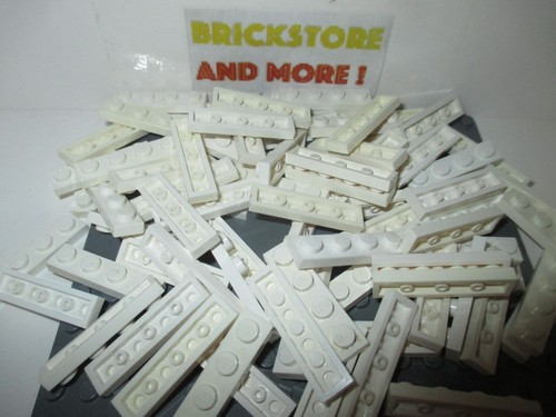 Lego - Plaque plate 1x4 4x1 3710 White/Blanc/Weiss x6 x10 x20 x40 | eBay