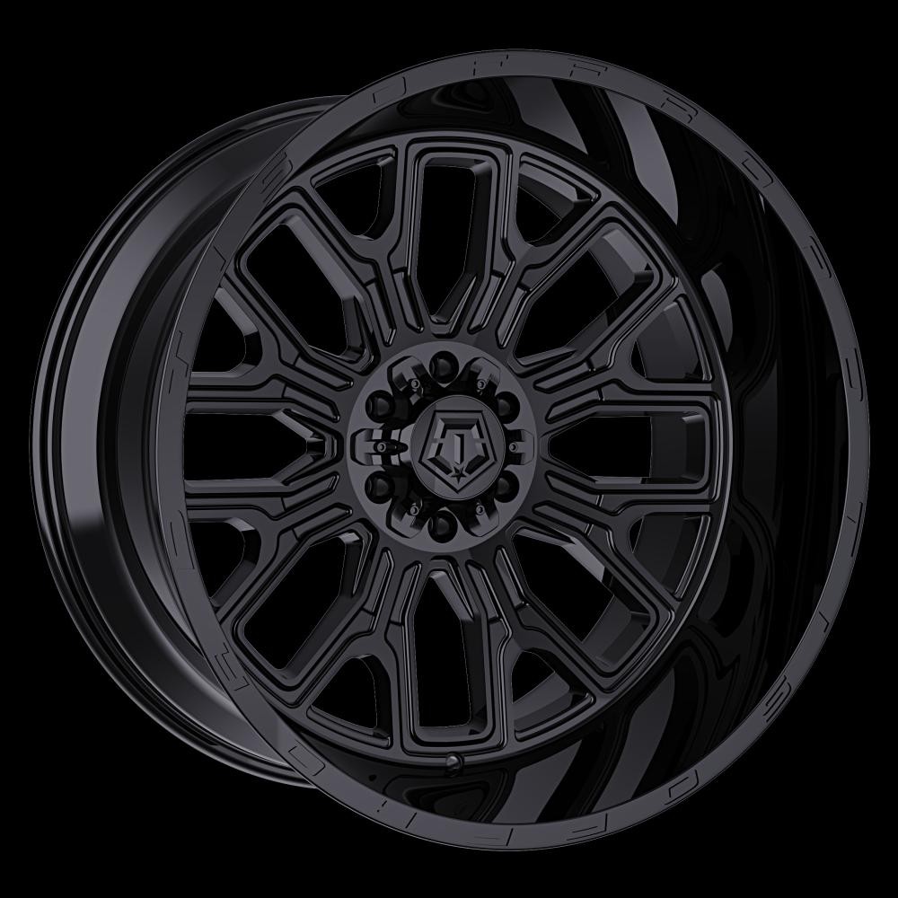 TIS Wheels 560B 24x14 -76 Gloss Black 8x165.1 8X6.5 (QTY 4) A261794 | eBay