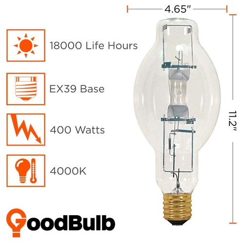 GoodBulb MP400 U MOG | Metal Halide HID Light Bulb | 400W EX39 Base ...