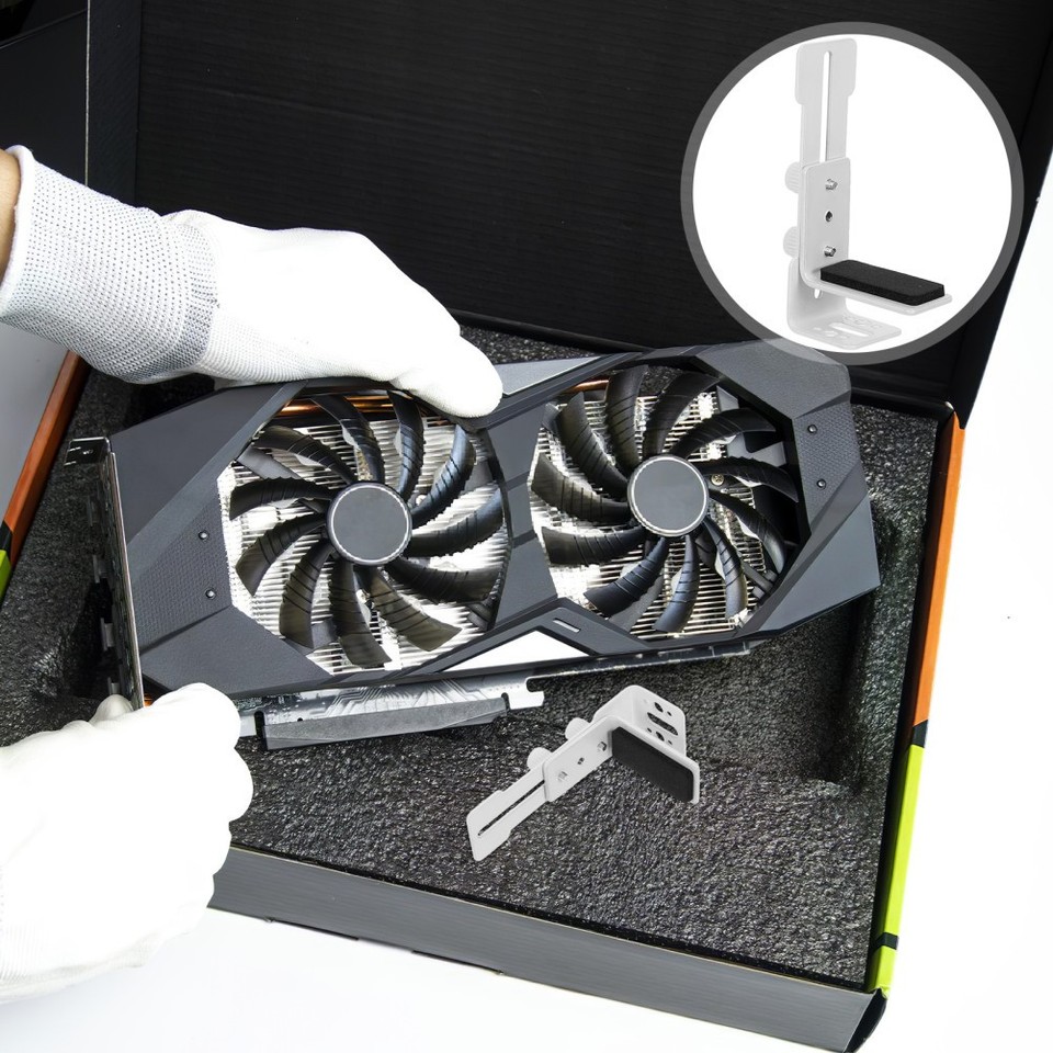 Graphics Card Support Bracket Computer Cards Brackets for Braces | eBay ...