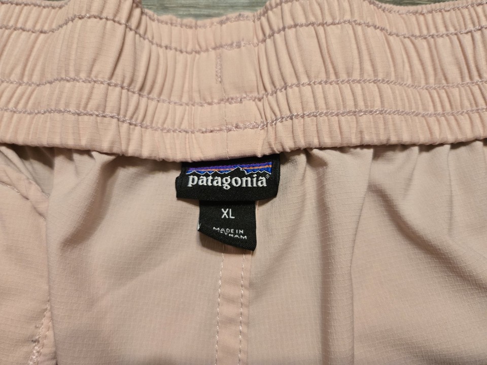 Patagonia Women's XL Pink Baggie Shorts Outdoor Activewear Elastic ...
