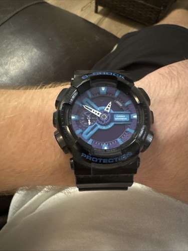 Casio G-Shock GA700VB-1A 53.4mm Black Resin Case with Black Resin Case ...
