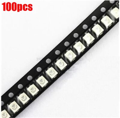 100Pcs Smd Smt 3528 Lamp Bulb Super Bright Blue Led Ic New hw | eBay ...