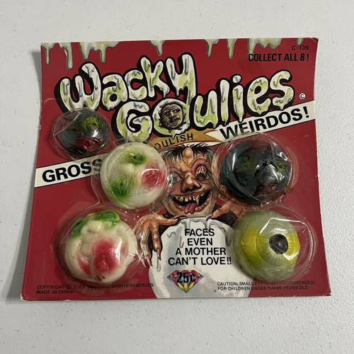 1980s Wacky Goulies Gross Out Weirdos Bootleg Mad balls Vending Fink ...