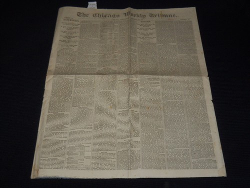 1879 JANUARY 8 CHICAGO WEEKLY TRIBUNE NEWSPAPER - LINCOLN ANECDOTES ...
