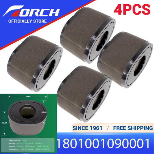 4PCS Engine Air Filter for Loncin LC2P77F LC2P82F 1801001090001 | eBay ...