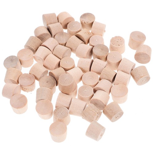 100 Pcs Screw Hole Plugs Wooden Stair Button Cork Drill Covers Caps | eBay