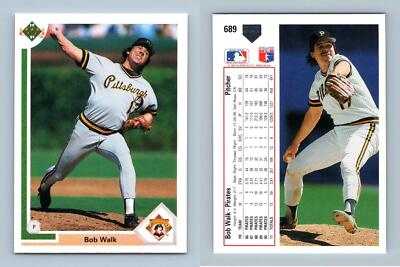 Bob Walk - Pirates #689 Upper Deck 1991 Baseball Trading Card | eBay ...