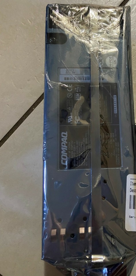 HP Compaq 249687-001 Proliant ML-350-G2 Power Supply (350 watt) | eBay