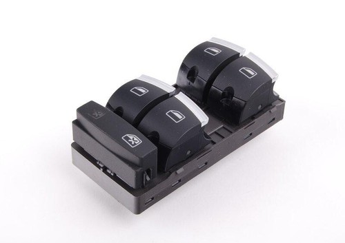 AUDI A3 8P A4 S4 RS4 B6 B7 A6 S6 RS6 C6 Q7 Chrome Master Window Switch ...