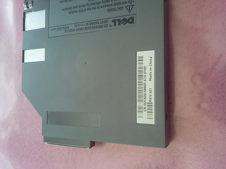 Dell 8W007-A01 DVD-ROM Drive- MK845 K5827 0U5251 T6411 DC639 YC496 ...