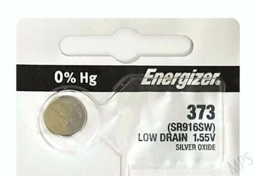 1 Energizer 373 Silver Oxide Battery-SR916SW | eBay