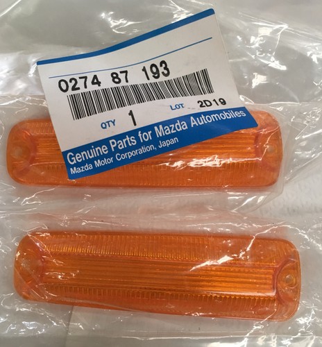 MAZDA RX2 R100 1200 1300 INDICATOR GUARD LENSES GENUINE BRAND NEW NOS ...