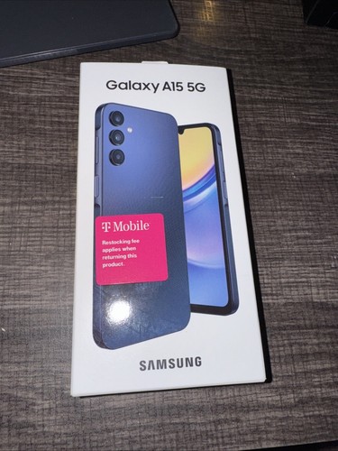 T-MOBILE | Samsung Galaxy A15 5G SM-A156U 128GB Blue Black 50MP Cam ...
