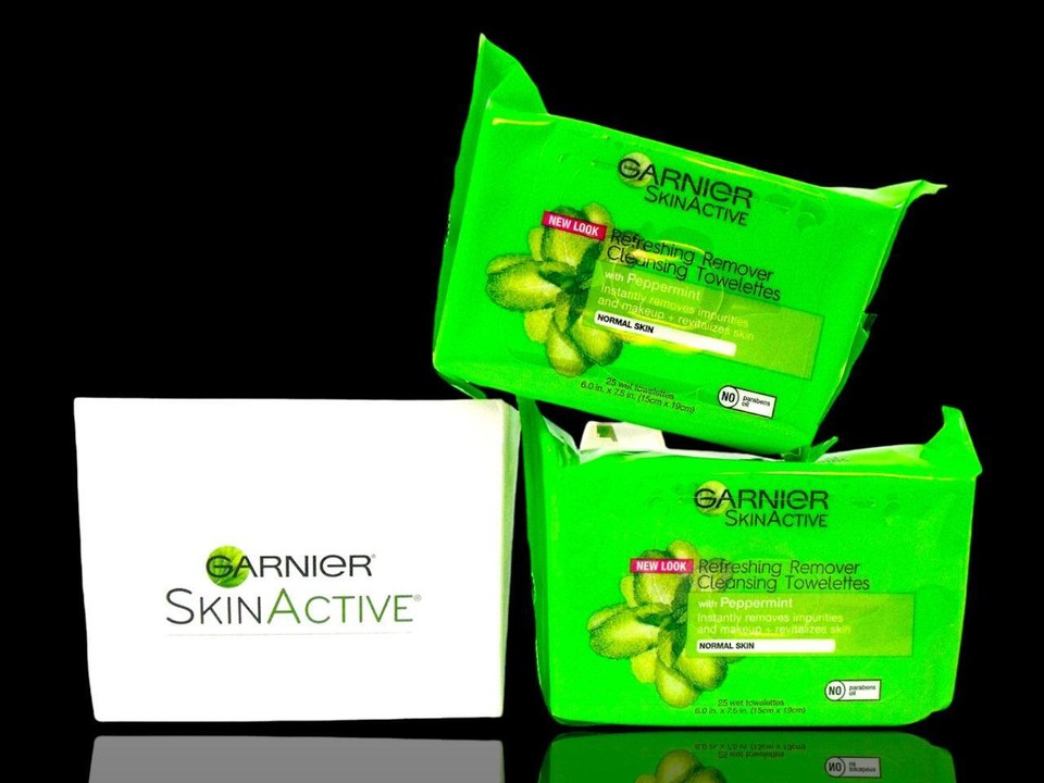 24-Packs, Garnier Normal Skin Active Makeup Remover Towelettes Wipes ...