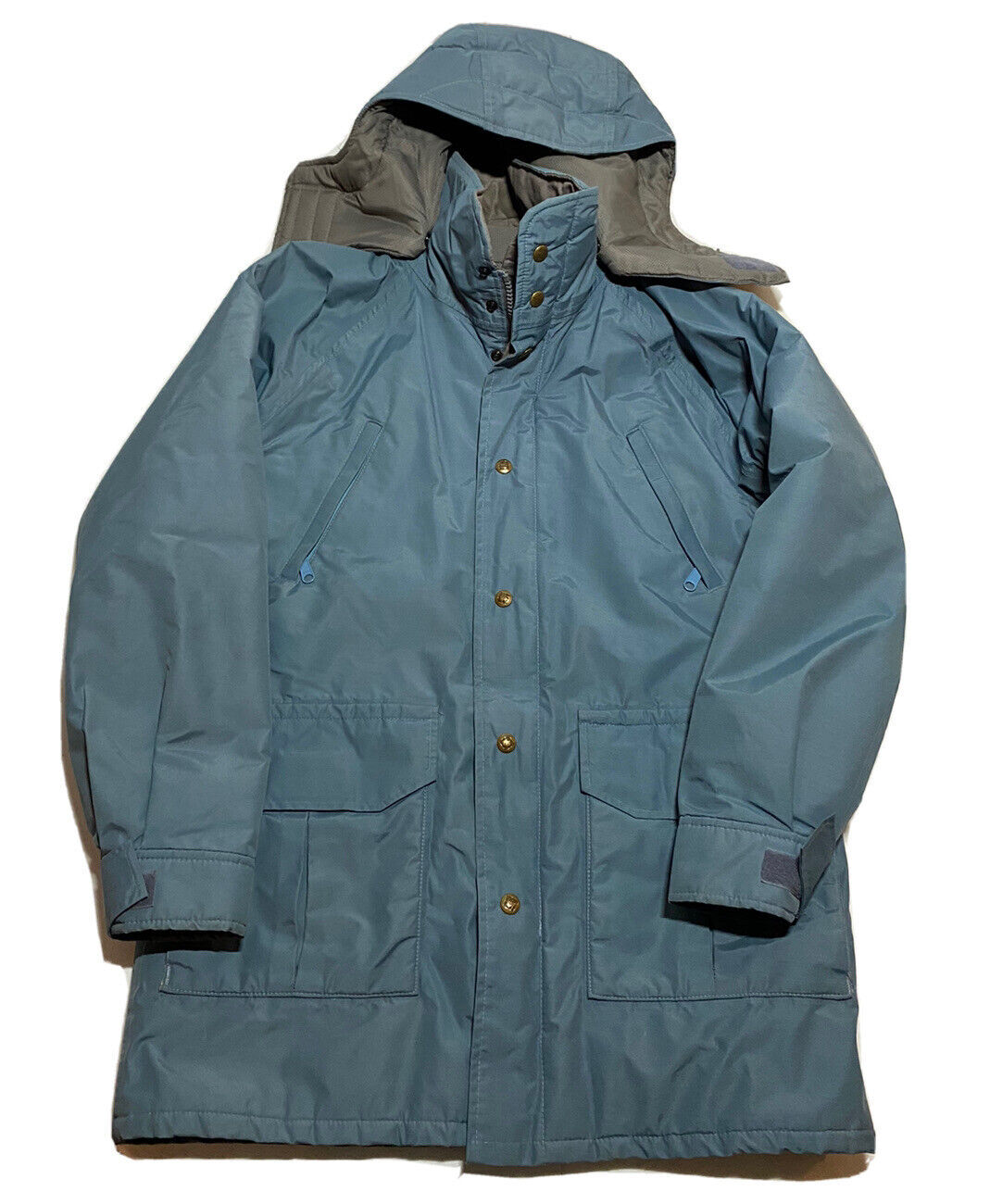 Vintage Columbia Blue Gore-Tex Hood Parka Coat Jacket… - Gem