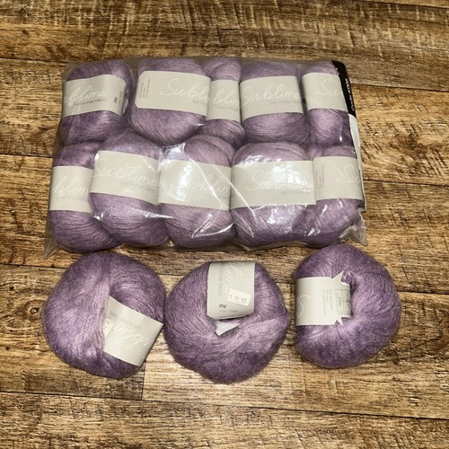 Sublime kid mohair Yarn Lot of 13 skeins 0025 shade | eBay