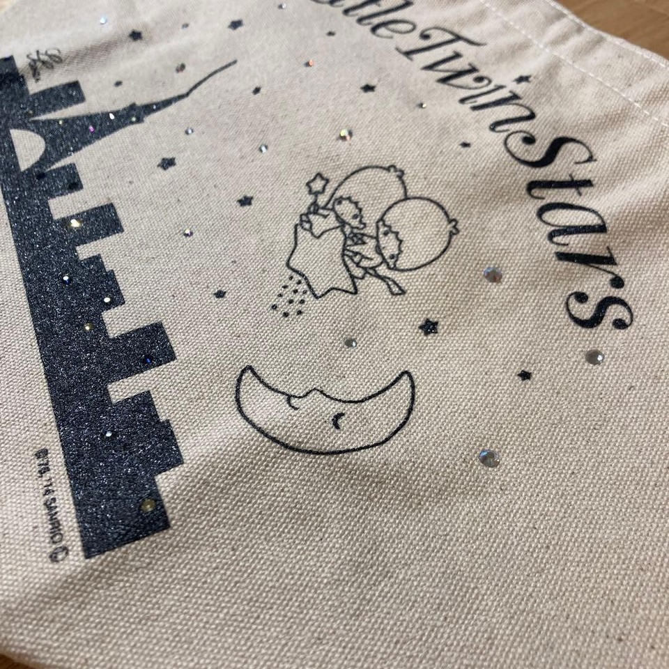 LIGHTS STYLE Kiki Lala Mini Tote Bag Sanrio, Used, Crystal Decor, | eBay