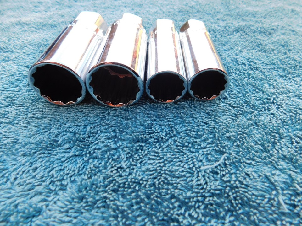 Sidchrome 3/8 & 1/2 Inch Drive Spark Plug Socket Sets.5/8/13/16. | eBay ...