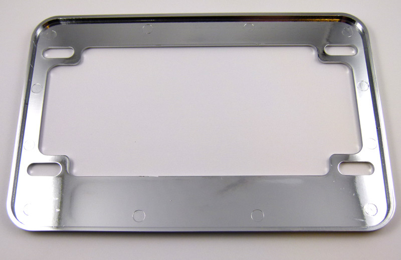 Zombie Motorcycle Bike plastic ABS Chrome Plated License Plate Frame | eBay