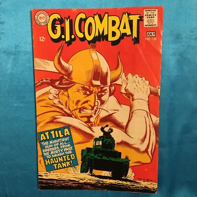 G. I. COMBAT # 130, July 1968, RUSS HEATH COVER & ART! GOOD CONDITION | eBay