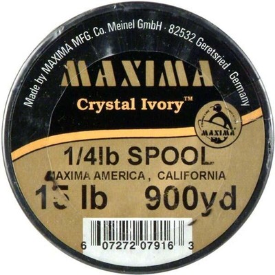 Maxima Fishing Line Guide Spool, Crystal Ivory, 15-Pound/900-Yard | eBay