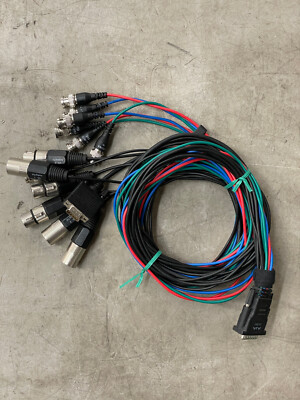 AJA 101884 analog breakout cable for Kona LH, LSE, LHE, LHe+ & LHI ...