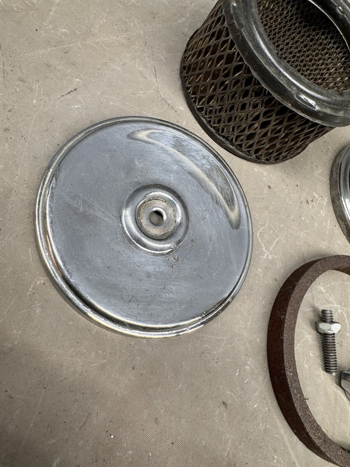 Tri-Power Air Cleaner Chevy Ford Mopar Pontiac Oldsmobile Stud Wing V8 ...