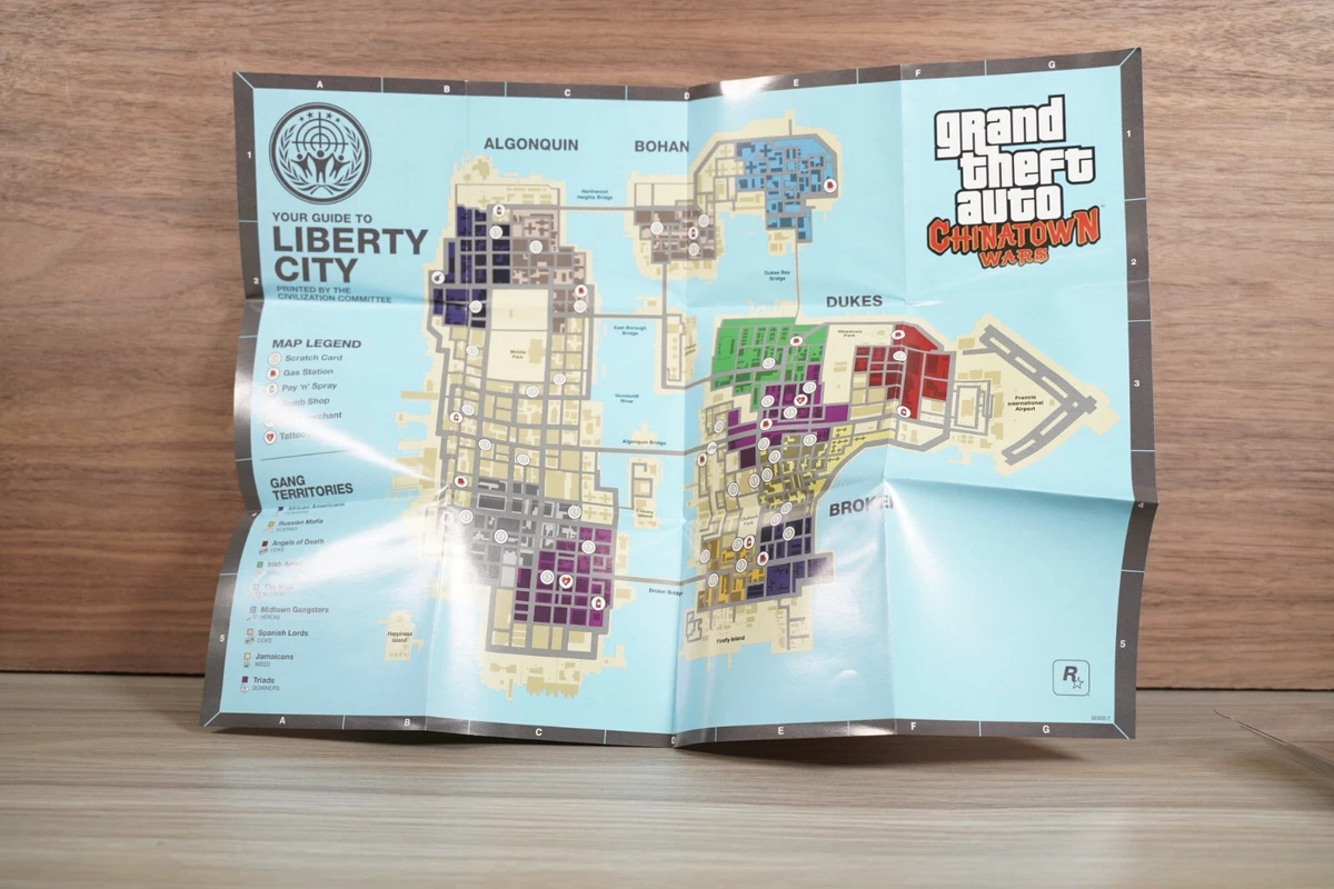 Gta Chinatown Wars Map