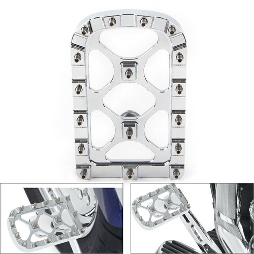 MX Style Large Brake Pedal Pad Cover For Harley Electra Glide Softail ...