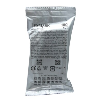Original Lexmark Return Ink 100 XL Yellow for S 400 500 600 Blister | eBay
