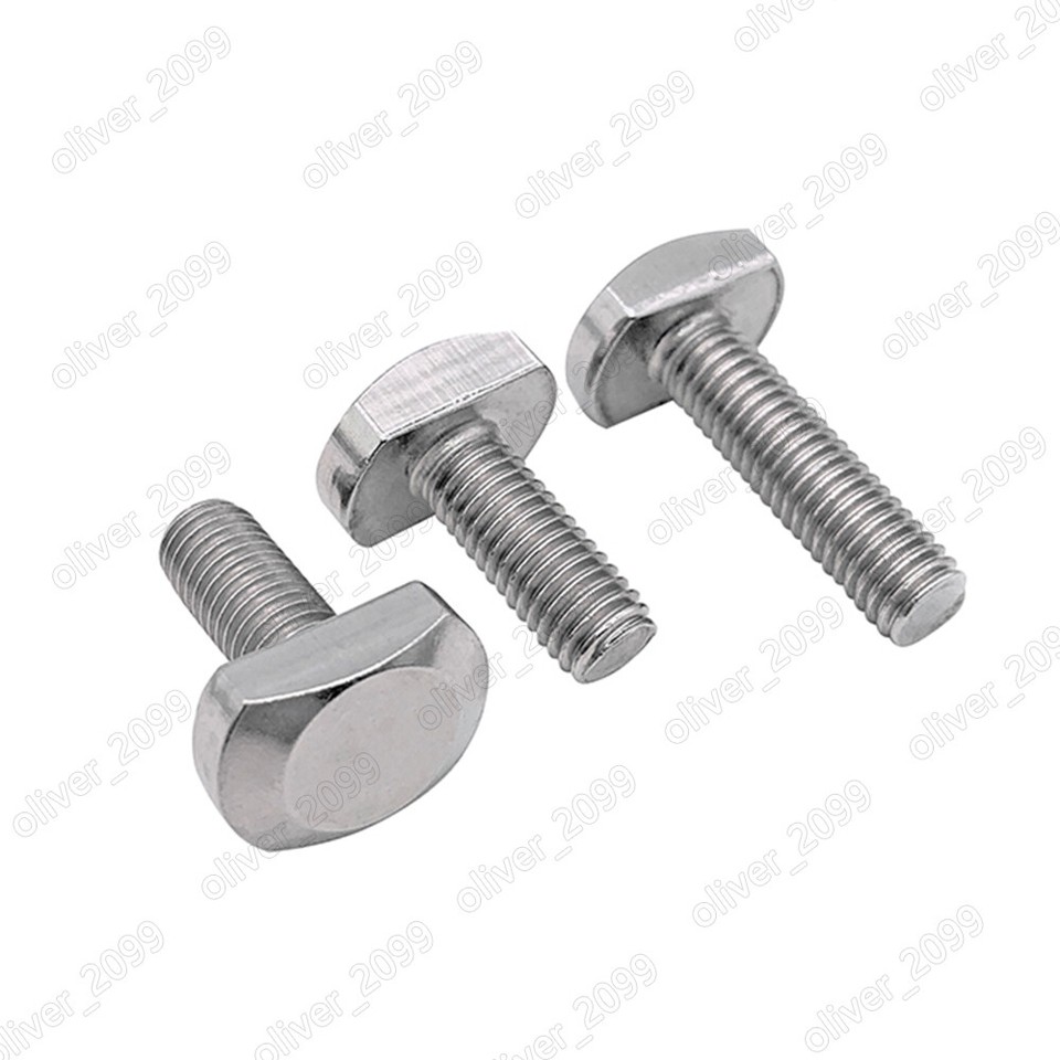 304 Stainless Steel T-Slot Bolts T-Slot Screws M5 M6 M8 M10 M12 | eBay