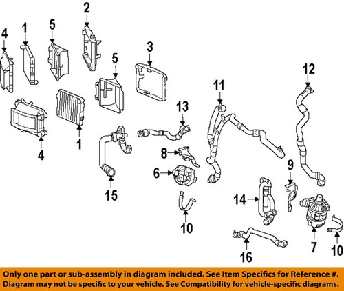 MERCEDES OEM 15-17 C63 AMG S-Radiator 0995005903 | eBay