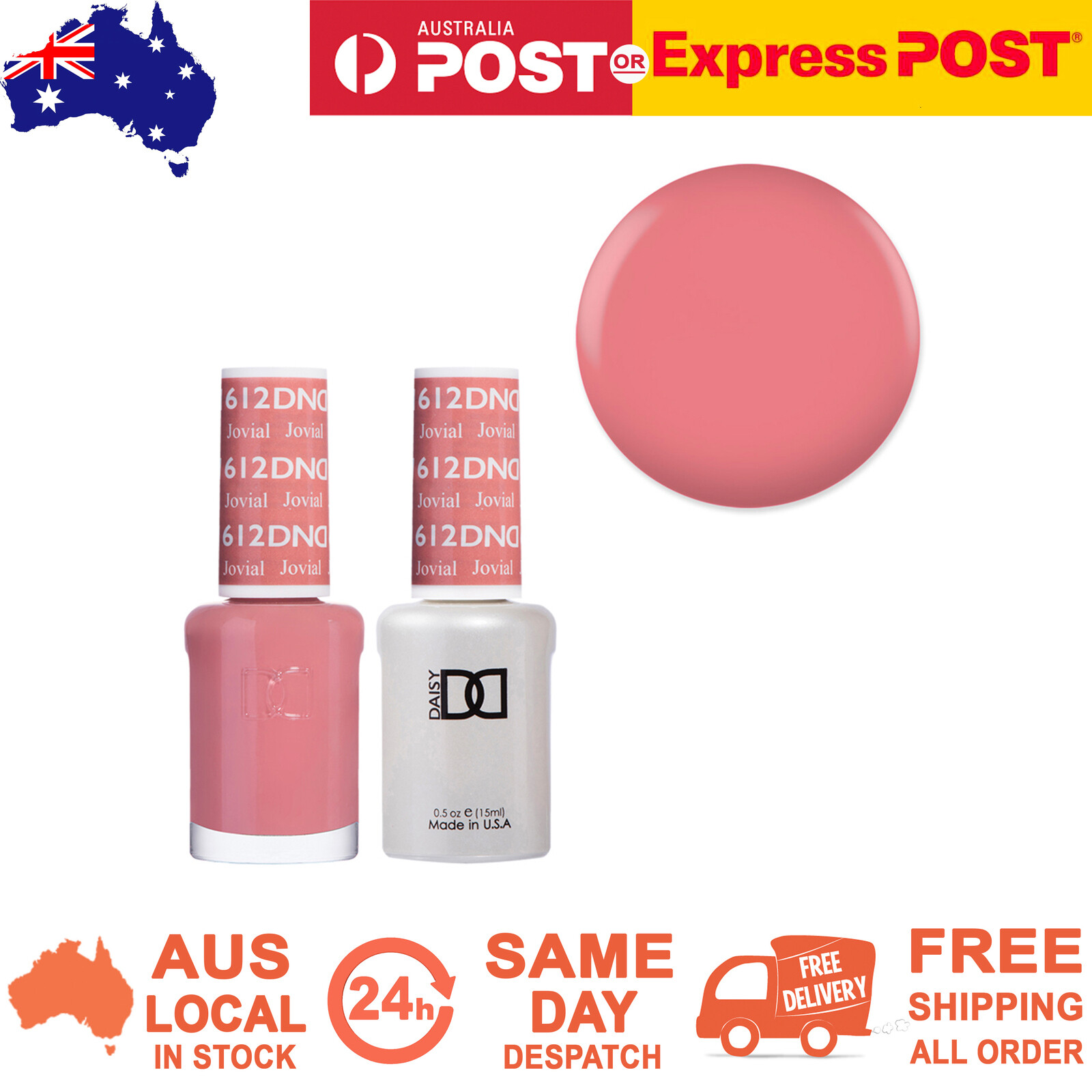 DND 612 Jovial - Daisy Collection Nail Gel & Polish Duo 15ml | eBay